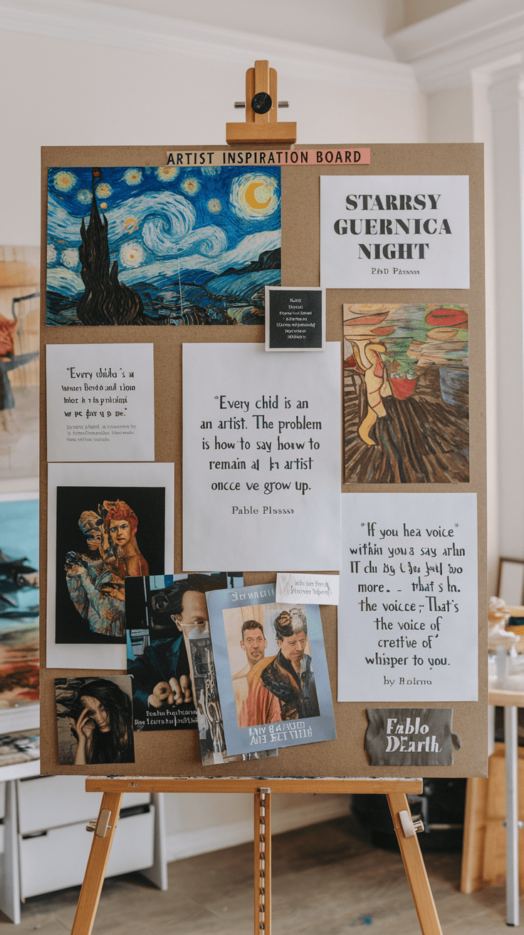 10 Creative Vision Board Ideas to Inspire Your Art Journey - Artistic ...