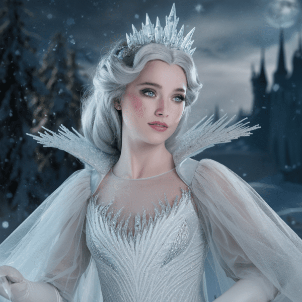 Gilded in Ice: Capturing the Elegance of Snow Queen-Inspired Fashion ...