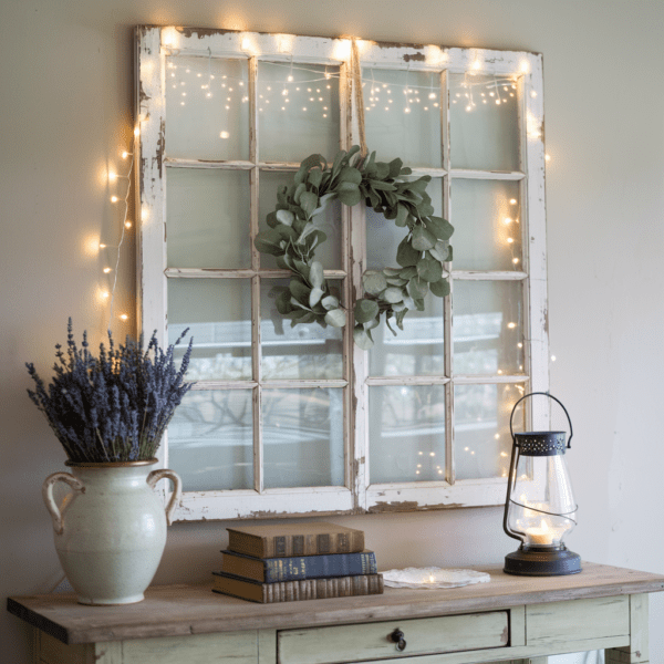 10 Must-Try Ideas for Decorating Your Vintage Window Frame - Artistic ...