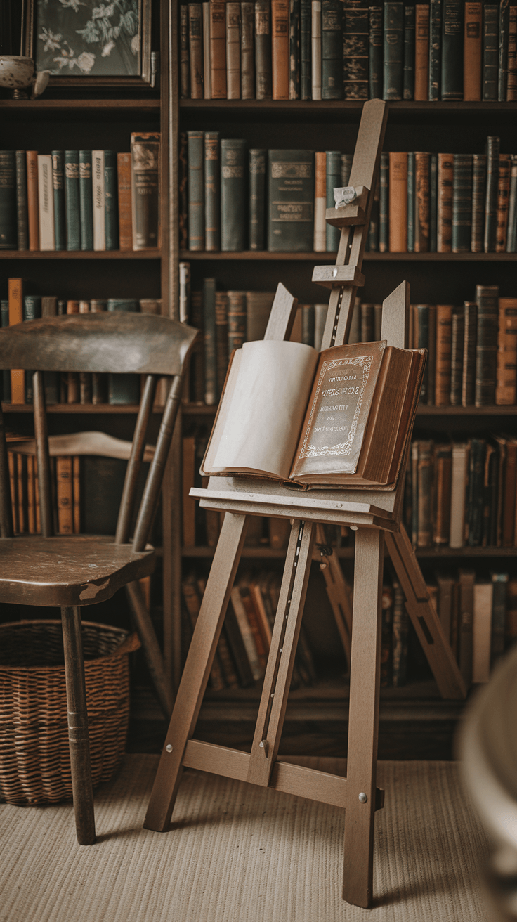 Rustic Charm: How to Build a Vintage-Inspired DIY Easel - Artistic Blossom
