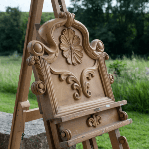 Rustic Charm: How to Build a Vintage-Inspired DIY Easel - Artistic Blossom
