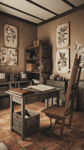 How to Design a Vintage-Inspired Art Studio: 7 Color Schemes to Try ...