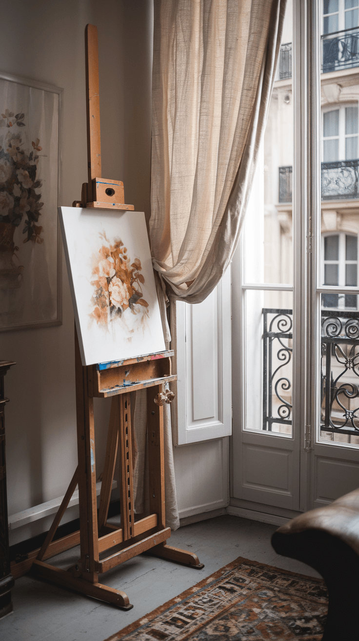 Rustic Charm: How to Build a Vintage-Inspired DIY Easel - Artistic Blossom
