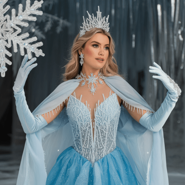 Gilded in Ice: Capturing the Elegance of Snow Queen-Inspired Fashion ...