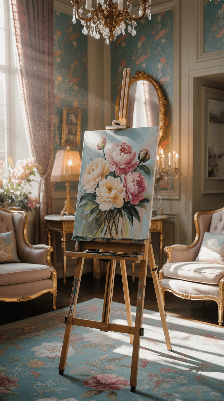 How to Set Up a Dreamy Vintage Art Studio - Artistic Blossom