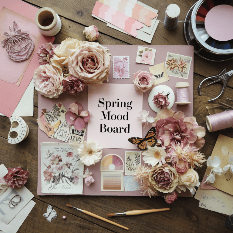 How to Create a Spring Mood Board: Inspiring Aesthetic Collages for ...