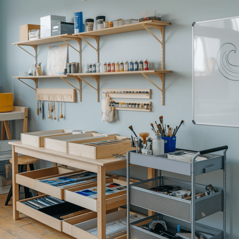 10 Dreamy Art Studio Decor Ideas for a Creative Space - Artistic Blossom