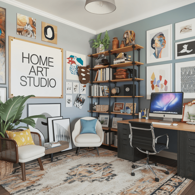 10 Dreamy Art Studio Decor Ideas for a Creative Space - Artistic Blossom