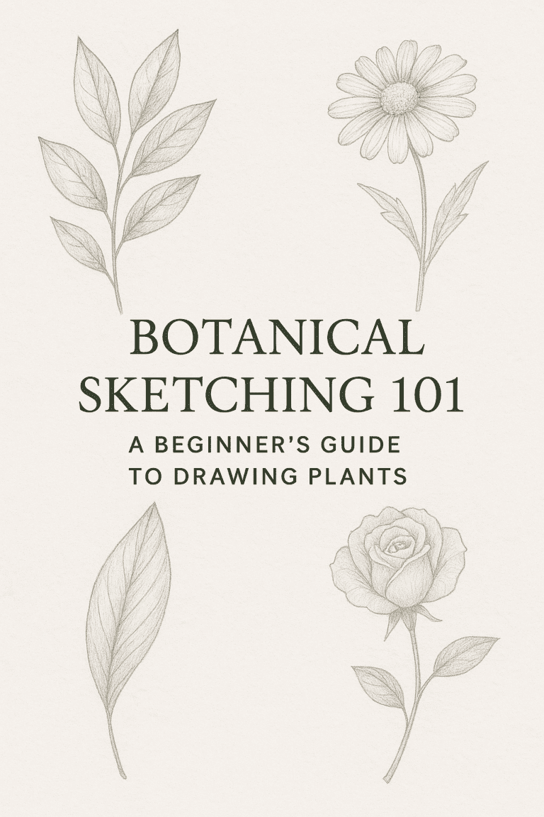 🌿 Botanical Sketching 101: A Beginner’s Guide to Drawing Plants ...