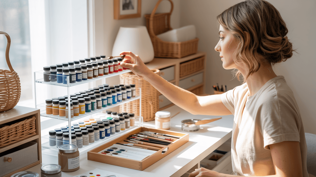 10 Genius Ways to Organize Your Paints - Artistic Blossom