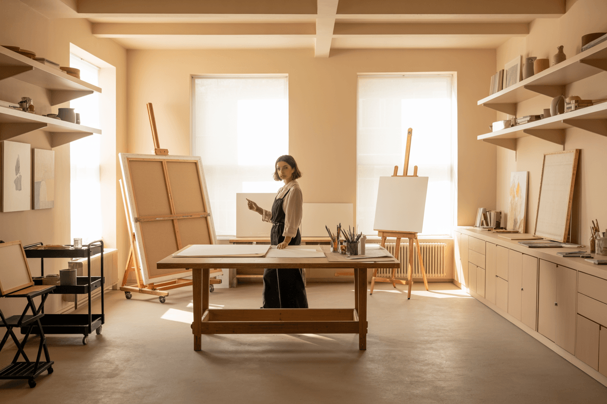 The Complete Art Studio Setup Guide for Creatives - Artistic Blossom